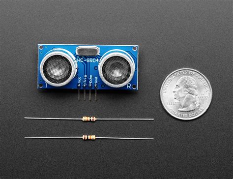 New Product Hc Sr04 Ultrasonic Sonar Distance Sensor 2 X 10k Resistors Adafruit Industries