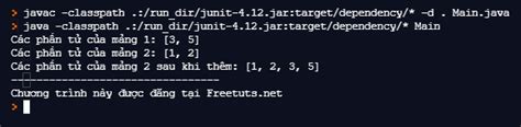 Phương thức addAll trong ArrayList Java Freetuts