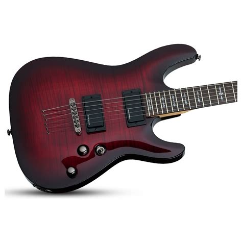 Schecter Demon 6 Crimson Red Burst Gear4music