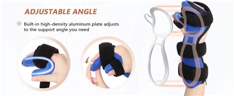 Scurnhau Resting Hand Splint Stroke Hand Brace With Finger