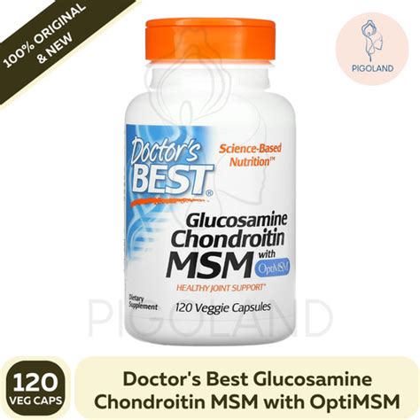 Jual Doctor's Best Doctor Glucosamine Chondroitin MSM 120 240 Vitamins ...