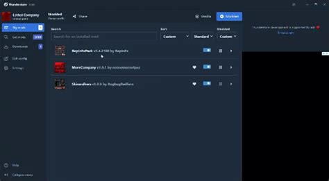 how to install and manage mods in lethal company