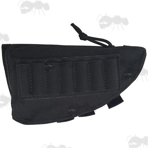 Ammo Pouch Cheek Pad Rest Rifle Shotgun Butt Stock Shell Holder