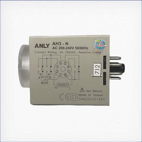 Anly Multi Range Analog Timer Ah3nb Ah3nc Ssk Electrical Shopee