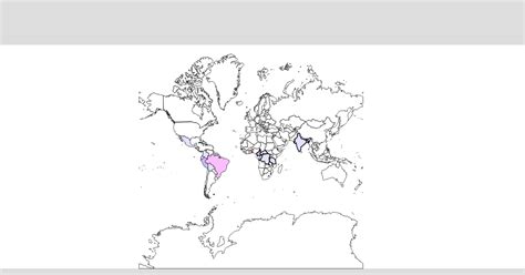 Global Cocoa Bean Production Scribble Maps