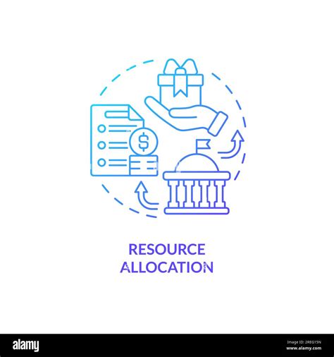 2d Gradient Resource Allocation Icon Concept Stock Vector Image And Art