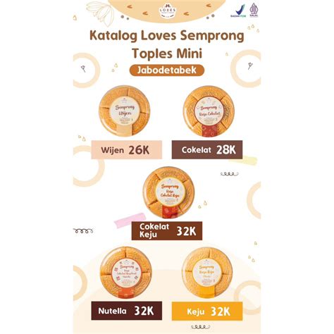 Jual Ukuran Toples Mini Dari Loves Semprong Lovesemprong Semprong Isi Kue Semprong Viral