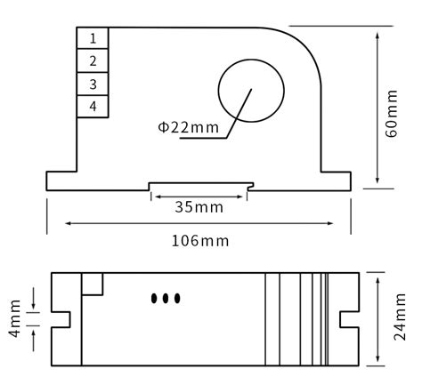 Hall Sensor Current Sensor Ac Dc A Ma Rs Ac Current Transducer Hall Effect Current