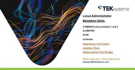 Arundhati Pawar On Linkedin Hiring Linux Linuxadministrator