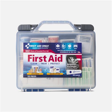 Fsa Eligible First Aid Only Clear Cover Intermed First Aid Kit With
