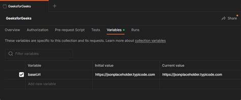 How To Use Variables And Data Files Together In Postman Geeksforgeeks