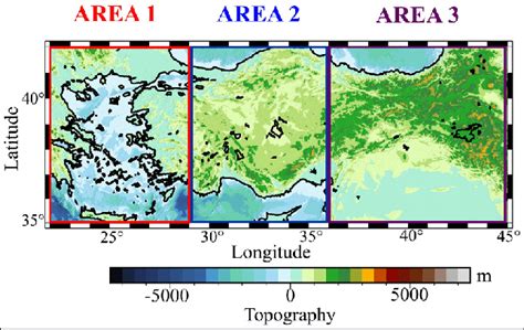 Location Map Of The Study Area And Subareas Areas And Download Scientific Diagram