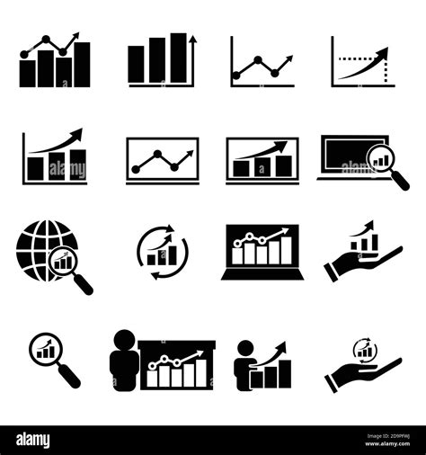 Analyst Set Icon Design Template Vector Stock Vector Image And Art Alamy