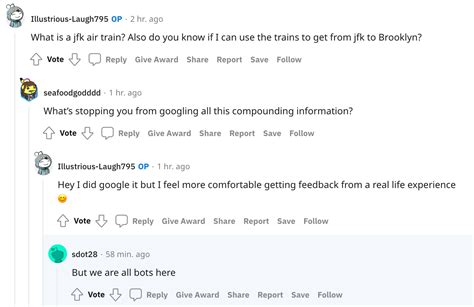 Redditor Asks A Simple Question Says They Feel More Comfortable Getting Feedback From A Real