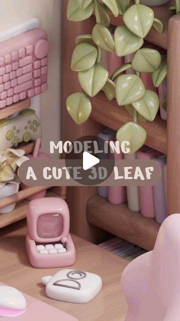 Modeling A Cute 3d Leaf House In Blender Blender 3d Tutorial