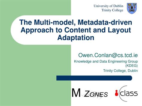 Ppt The Multi Model Metadata Driven Approach To Content And Layout