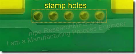 Pcb Edge Removal And De Paneling Stamp Hole Design I Am A