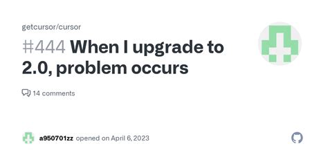 When I Upgrade To 20 Problem Occurs · Issue 444 · Getcursorcursor · Github