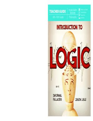 Fillable Online Introduction To Logic Teacher Guide Biblical Science Institute Fax Email Print