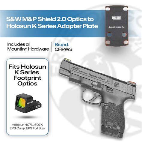 Sandw Shield Plus Optics Ready To The Holosun 407507keps Carry Adapter