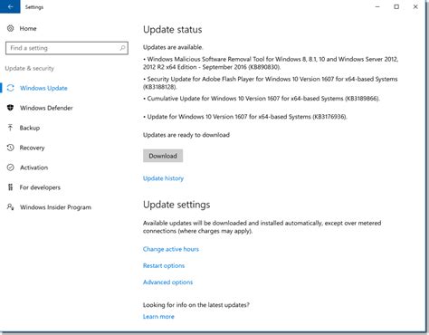 Disable Updates In Windows 10 1607 Anniversary Update Using Group