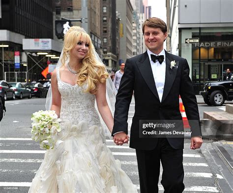 Andrea Catsimatidis And Christopher Nixon Cox Arrive At The News Photo Getty Images