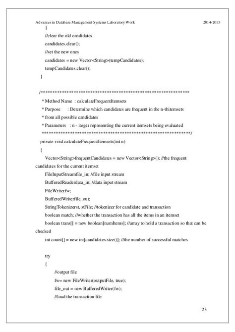 advanced database management system laboratory pdf
