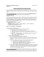 SPSS Assignment 5 S13 Statistics For The Behavioral Sciences Spring 2015 PSYCH UA 10 Computer