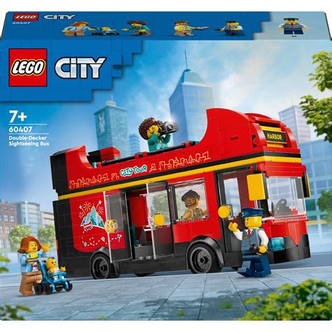 Lego City 60407 Red Double Decker Sightseeing Bus Set Smyths Toys Uk