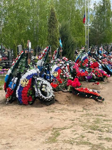 Cemetery In Ulyanovsk Russia Vdv 31st Guards Air Assault Brigade R