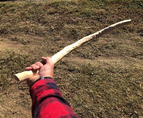 How To Make A Primitive Throwing Stick Step By Step Photos