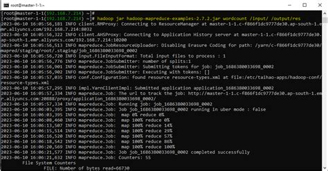 running mapreduce workload in alibaba cloud emr cluster alibaba cloud