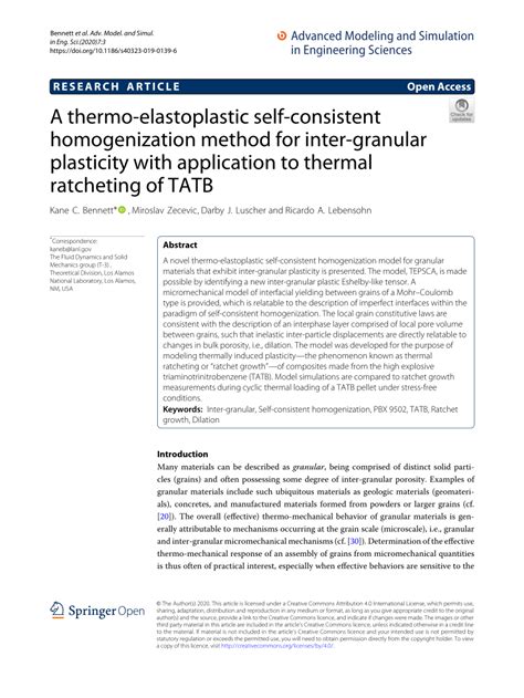 pdf a thermo elastoplastic self consistent homogenization method for