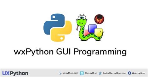 Wxpython Gui Programming Ux Python Ruxpython