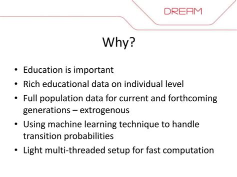A Microsimulation Model For Forecasting Education Pptx Technology And Computing