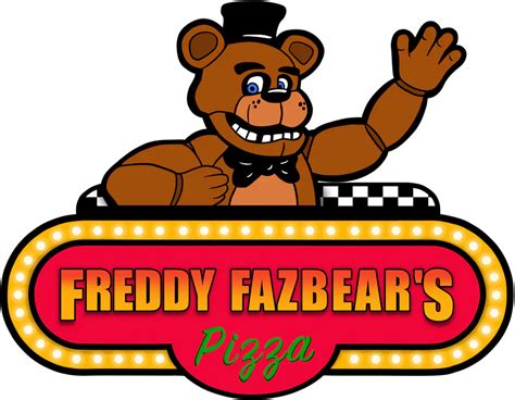 Five Nights At Freddys Logo And Freddy Fazbear Pizza Clipart
