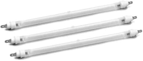 2 X Replacement Halogen Heater Element Tube Bulbs 400w Attachment Bulb Heating Repair Quartz 170mm