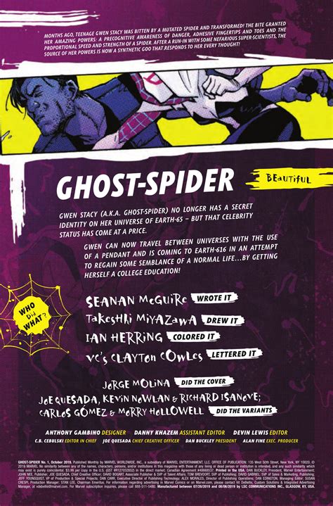 Exclusive Preview Ghost Spider 1 Swings Into Earth 616