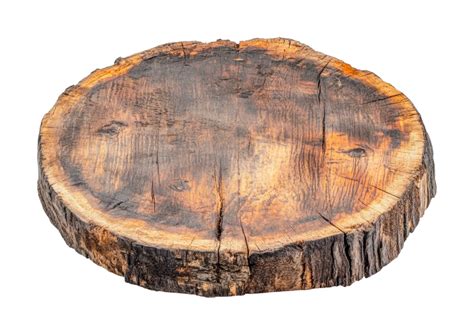 Rustic Wooden Tree Slice For Crafting And Decor Ideas Cut Out 58282586 Png