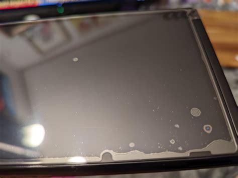 First Attempt At The Switch Oled Screen Protector What Did I Do Wrong Here Why Is There So