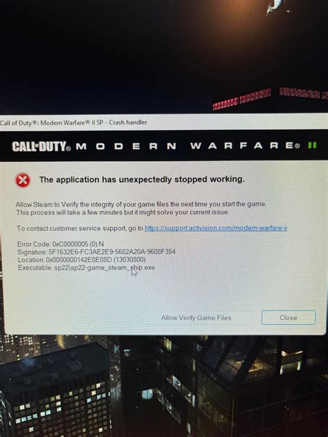 Anyone Else Getting This Error Message Rmodernwarfare2