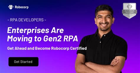 Robocorp On Linkedin Get Ahead Of The Game Get Yourself Gen2 Rpa Certified Robocorp