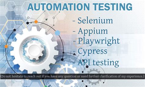 Do Automation Testing With Selenium Playwright Cypress Postman By Tristinanguyen Fiverr