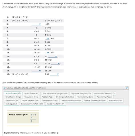 Consider The Natural Deduction Proof Given Below
