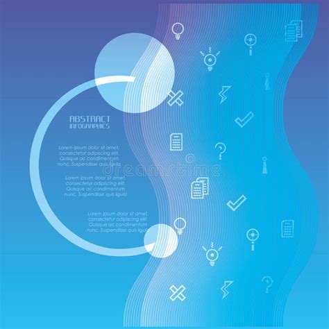 Template Infographic With Figures Geometrics Stock Vector Illustration Of Layout Catalog