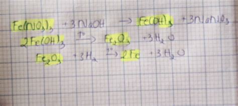 Viết Pthh Biểu Diễn Dãy Biến Hóa Fe Fecl3 Fe No3 3 Fe2o3