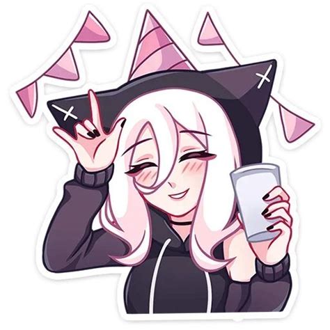 КатШи Telegram Stickers Telegram Stickers Aesthetic Names For Instagram Sticker Store