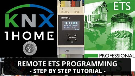 Knx Remote Ets Programming By 1home Youtube