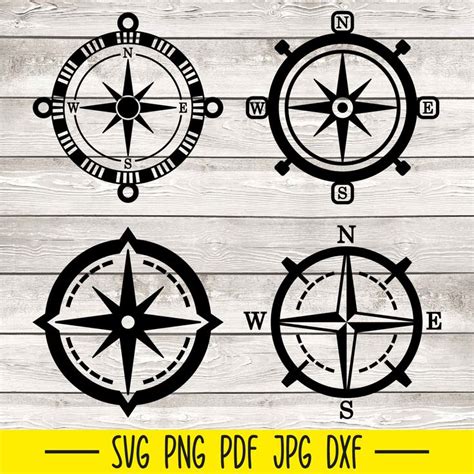 Compass Svg Compass Clipart Compass Png Mountain Svg Compass Vector