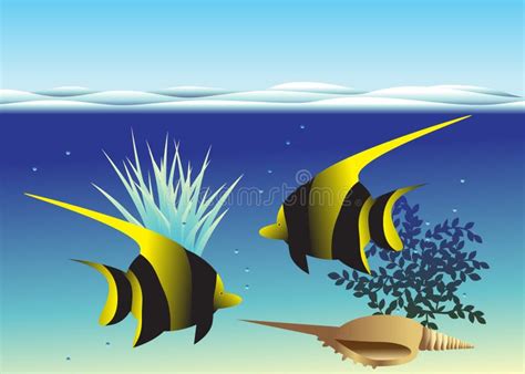 Fish Stock Vector Illustration Of Fauna Leaf Design 39561516